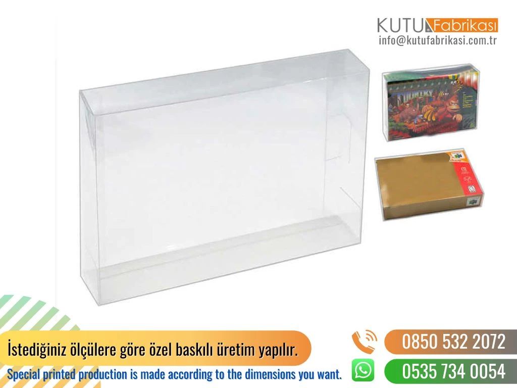 Pvc Şeffaf Kutu 8 Ürünler