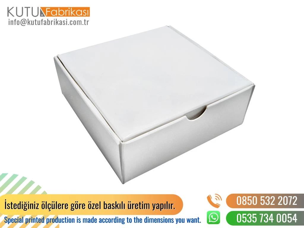 Oluklu Kutu 20 Özel Baskılı İmalat