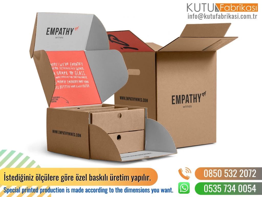 Oluklu Kutu 7 Özel Baskılı İmalat